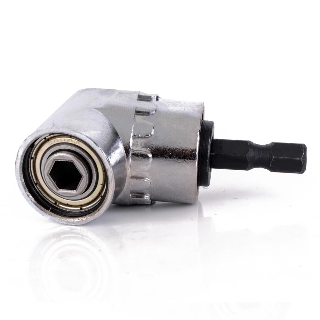 Buy Idh 105 Degree Angle 1/4" Extension Hex Drill Bit Screwdriver ...