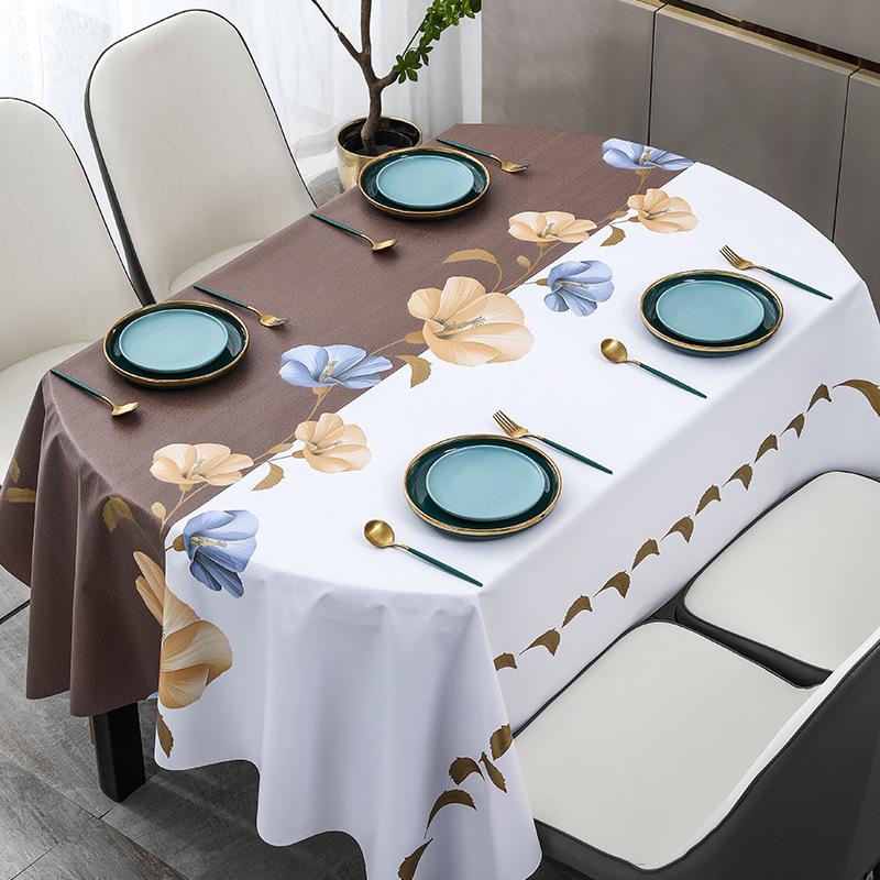 Buy Yutong Bohemian Style Kitchen Waterproof Oil-proof PVC Tablecloth ...