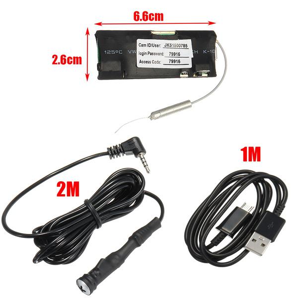 Buy Wireless Control Spy Micro Pinhole Hidden Screw Camera WiFi IP Mini ...