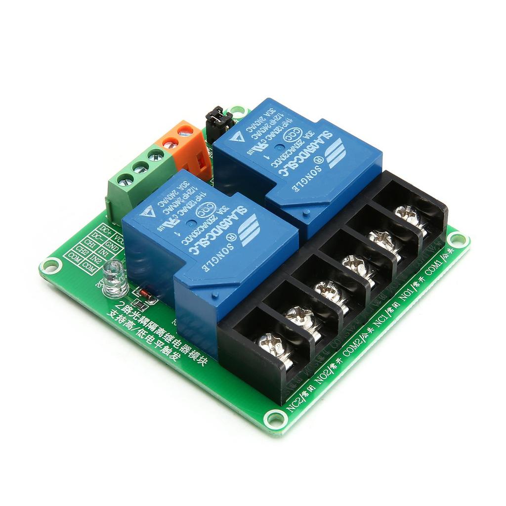 💰Kaufe 2 Channel Relay Module 5V With High/Low level Trigger relay ...