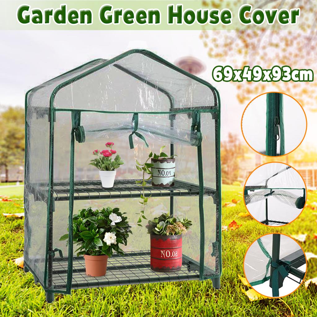 Portable PVC Garden Yard Plant House Protective Cover Greenhouse Flower ...