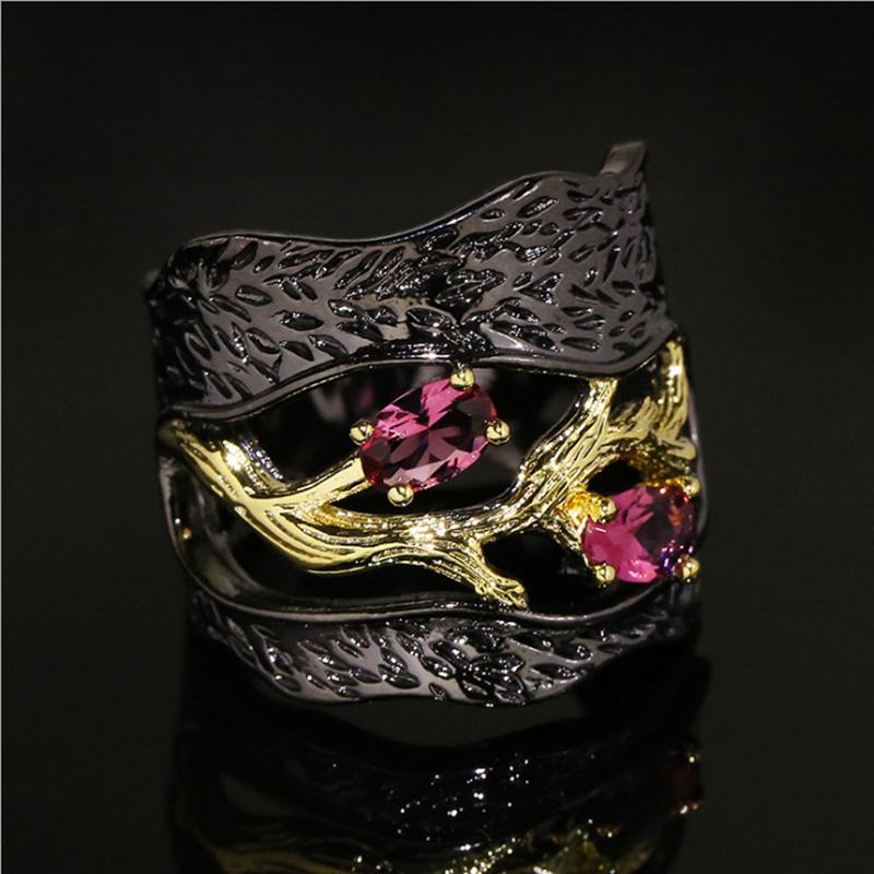 Buy Pomegranate Fashion Gift Party Exaggerated Jewelry Ring at ...
