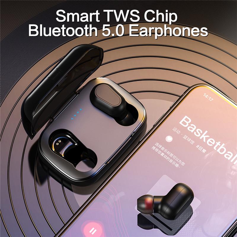 Buy Mini Bluetooth 5.0 Earbuds Twins Wireless Headset Sport Stereo In ...