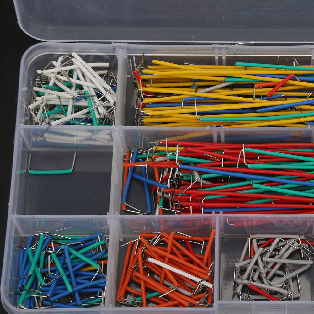 Buy 560pcs/set Solderless Breadboard Multicolored Jumper Cable Wire Kit ...