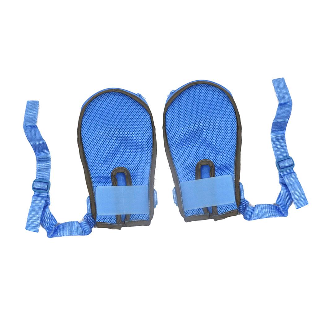 Buy 2 Pieces Hand Control Mitt Fingers Mittens Safety Palm Padded S at ...