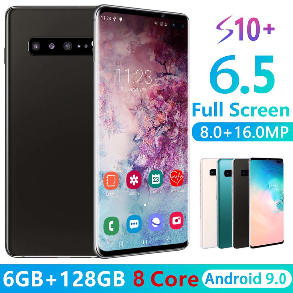 Buy Android9.0 4G LTE Smartphone S10+ 6GB RAM 128GB ROM Face Unlock at ...