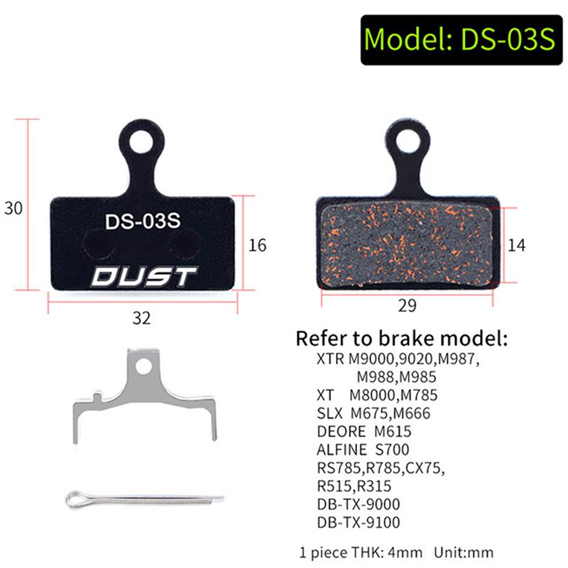 Buy RISK Bicycle Disc Brake Pad For Mountain Hydraulic Disc Brake Pad ...