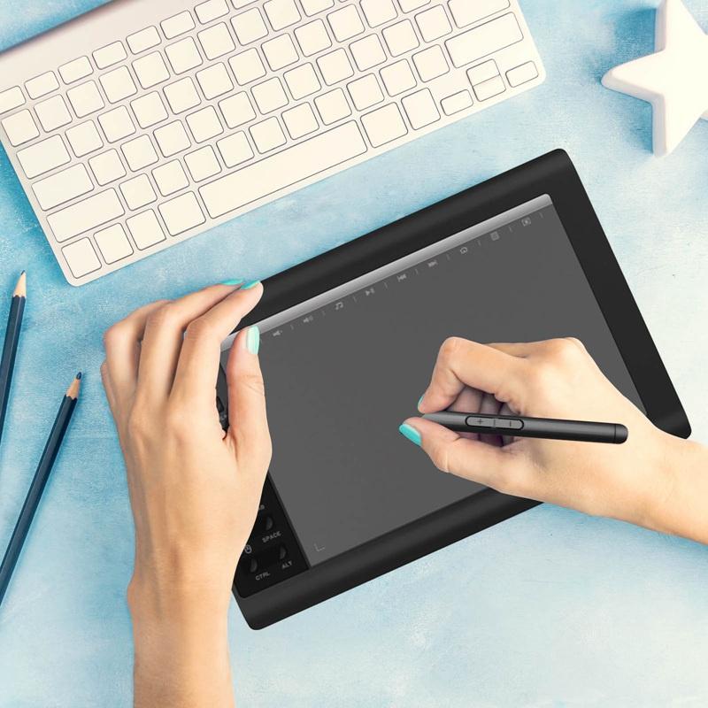 Buy Graphic Tablet Drawing Pad With Digital Pen Reading Pressure ...