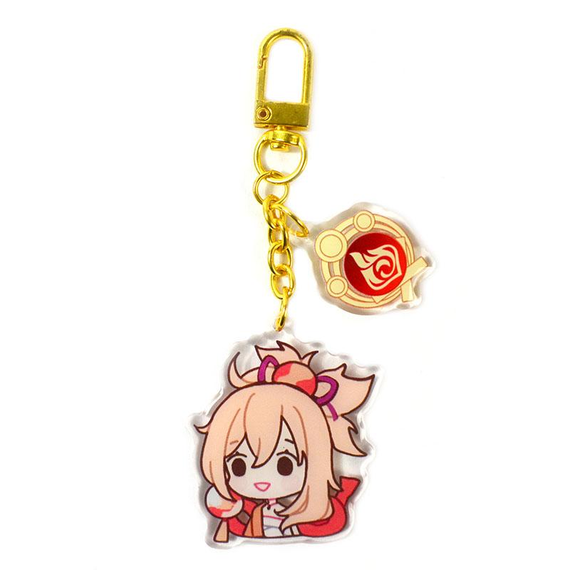 Buy Genshin Impact Acrylic Keychain Gorou Kaedehara Kazuha Raiden ...