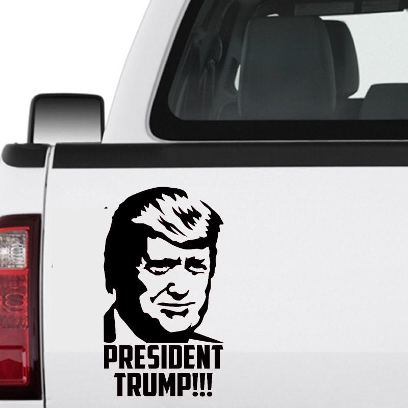 Cheap One or Two pcs 18cm*29.5cm Personality PRESIDENT TRUMP Car Body ...