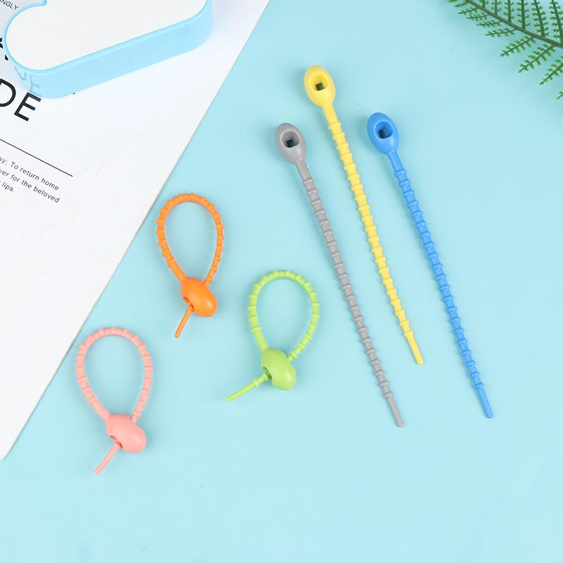 5Pcs Self-Locking Reusable Wire Cable Zip Ties Multi-Functional Data ...