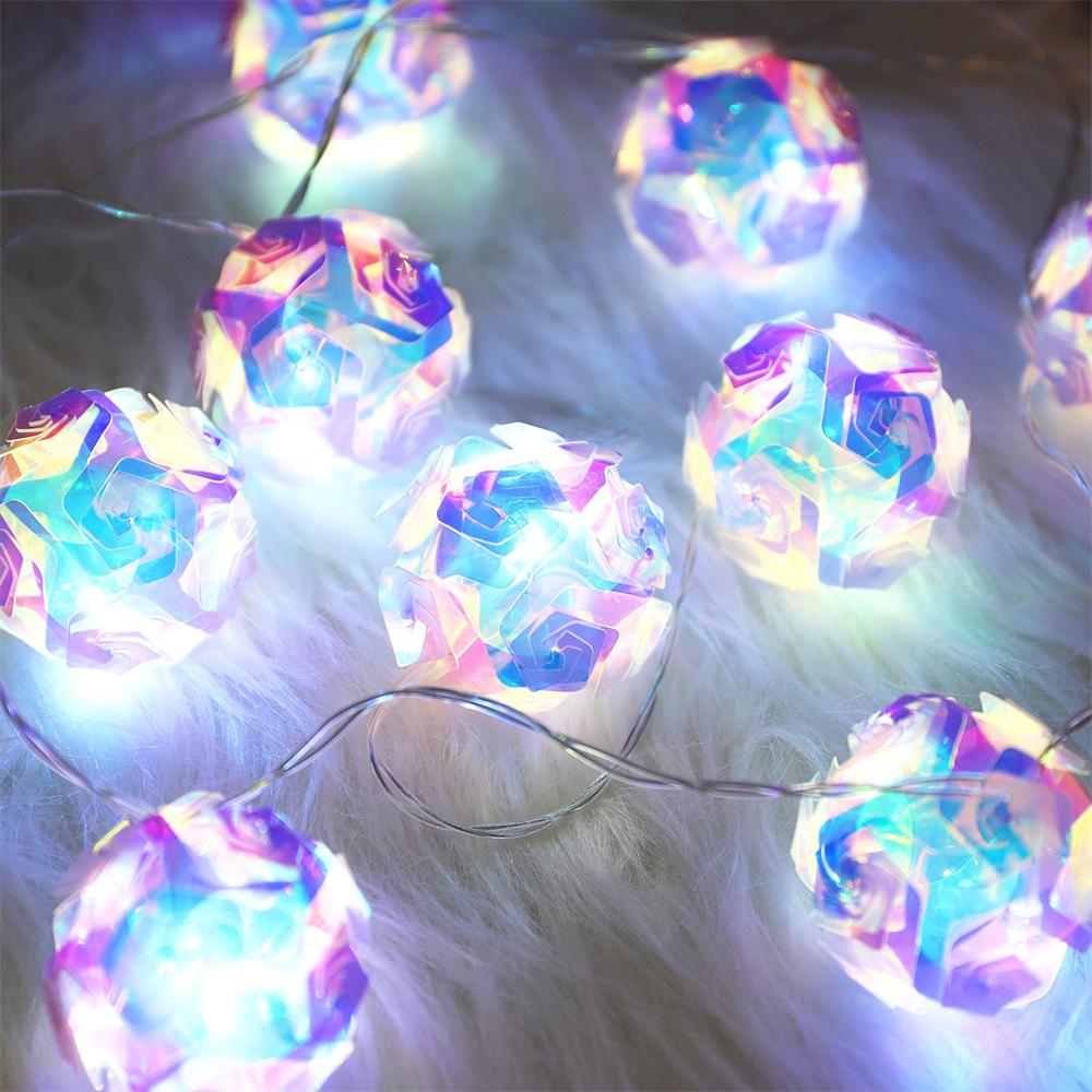 Cheap 40 LED Magic Ball Lights Garland Fairy String Lights Laser Ball ...
