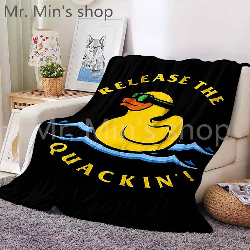 Satın alın Cute Rubber Duck Throw Blanket Ultra Soft Warm All Season ...