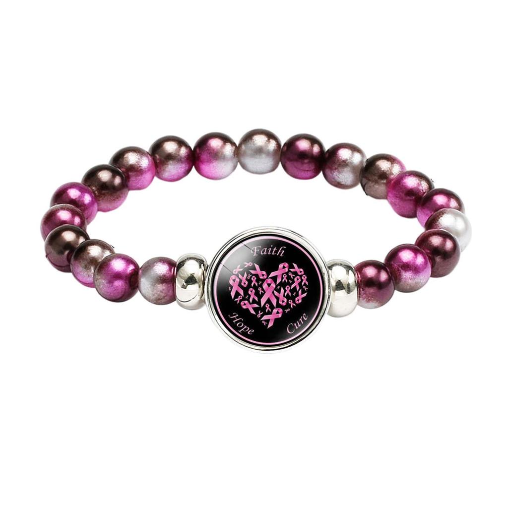 Buy Women's Breastr Awareness Breast Accessories Gemstone Alloy ...
