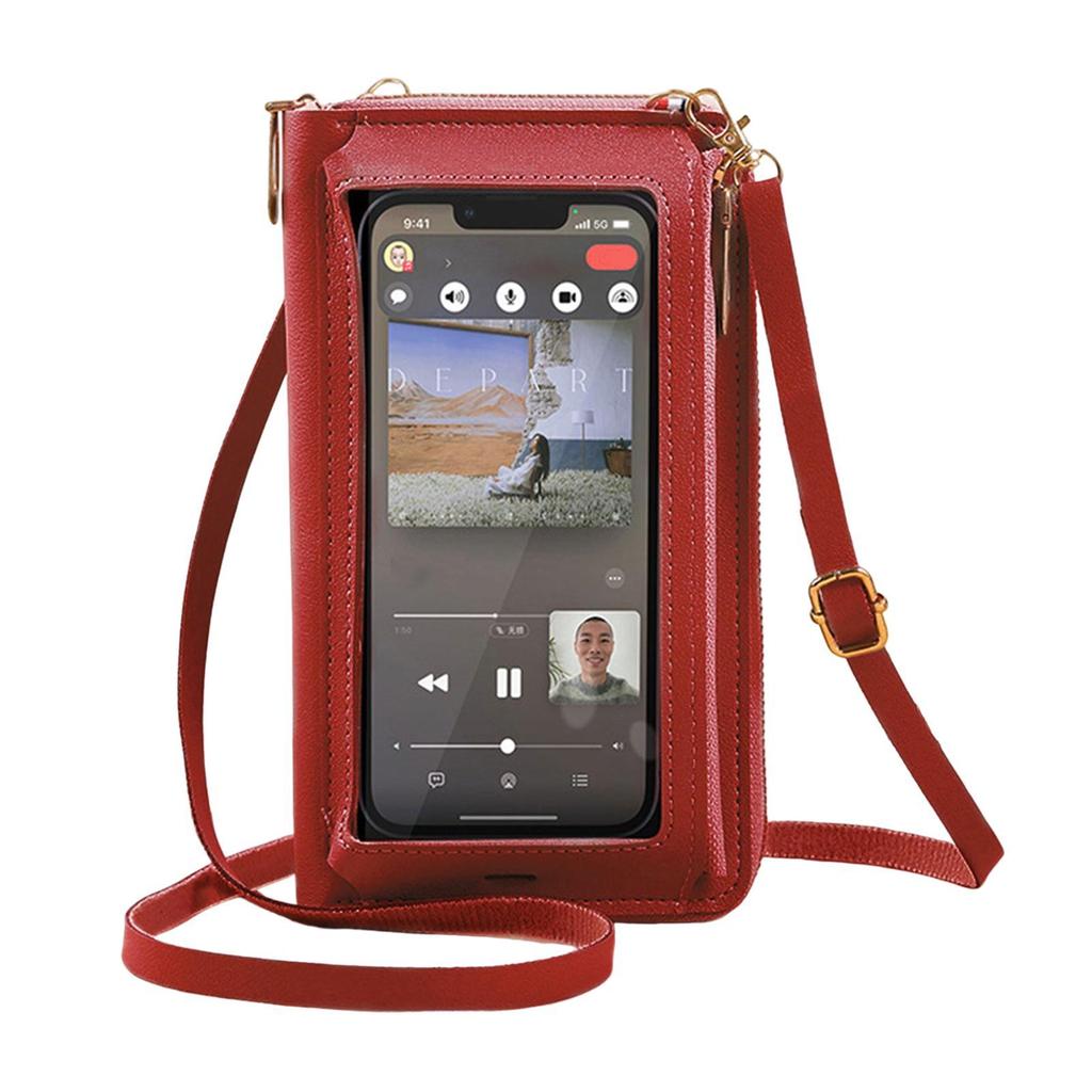 Cheap Cell Phone Crossbody Bag|Anti Theft PU Leather Crossbody Cell ...