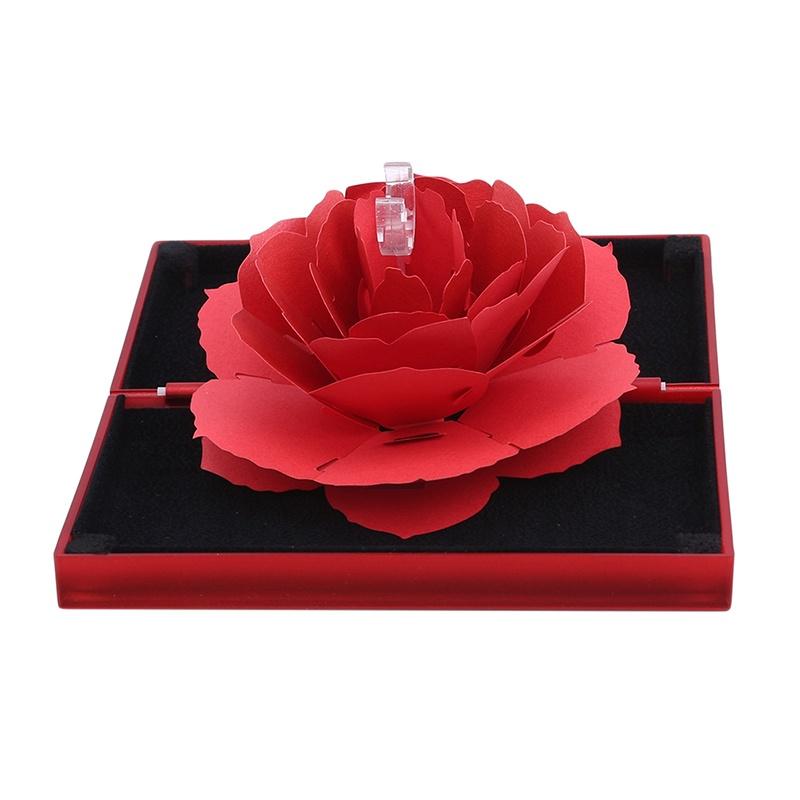 Buy Rotating Rose Ring Box Engagement/Wedding Ring Box at affordable ...
