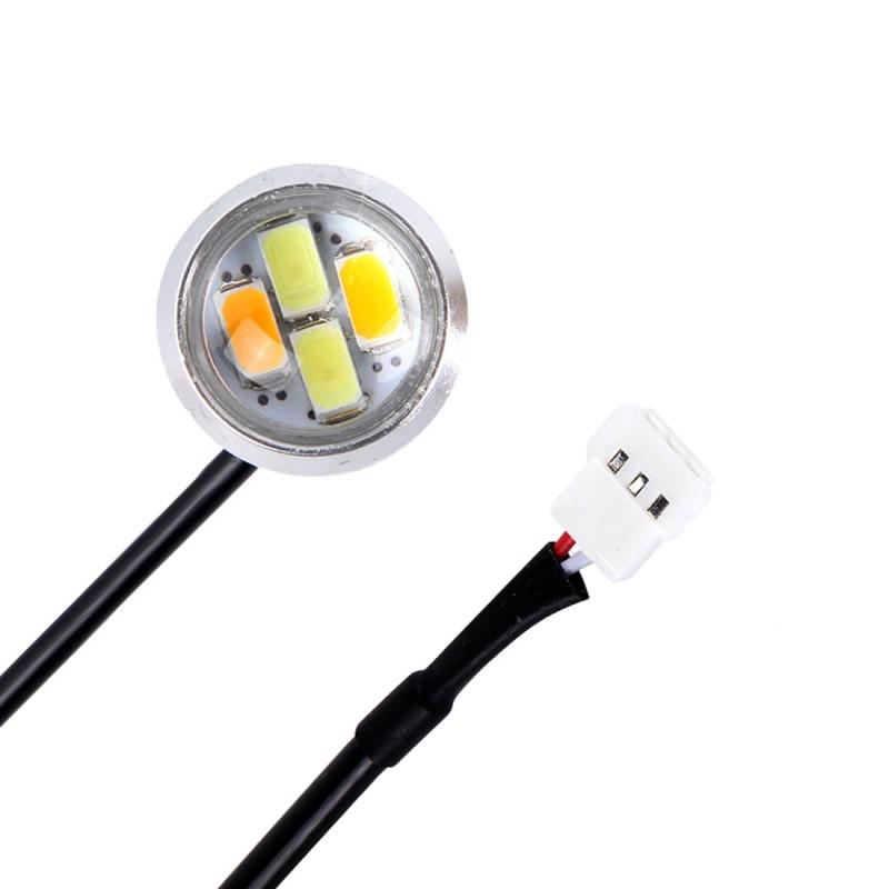 Buy Lampe 10 PCS 20W 4 LED SMD 5630 lumière blanche + jaune de ...