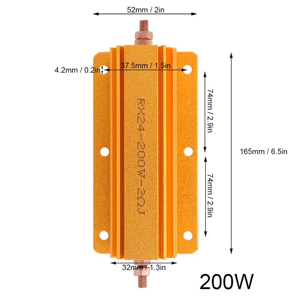 Buy RX24 Professional 200W 2R High Power Resistor Aluminium Housing ...