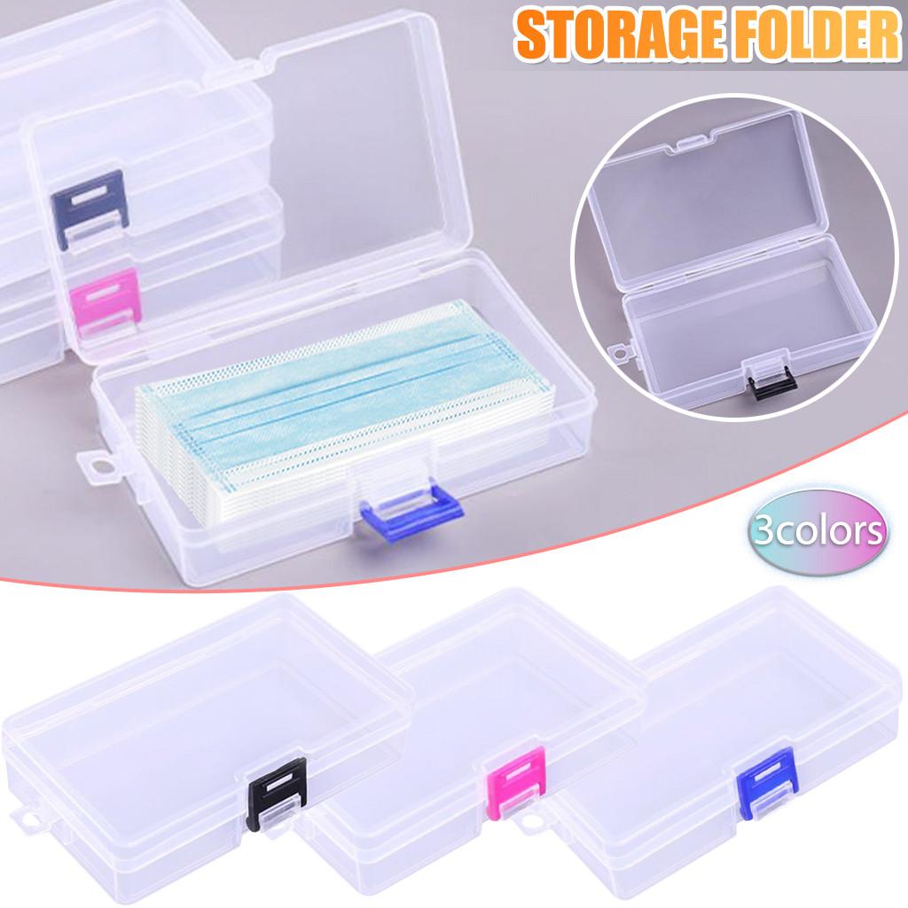 Buy Moisture-Proof Portable Face Masks Organizer Cleanning Storage Box ...