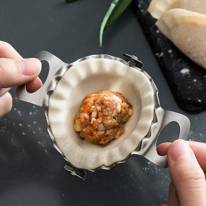 Buy Stainless Steel Dumplings Maker, Dumpling Mold + Dumpling Skin ...