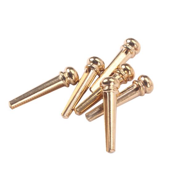 Buy 6pcs Guitar Bridge Pins Premium Replacing Durable Copper String ...