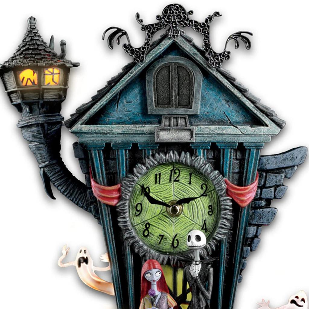 Buy Halloween Horror Ornaments Clocks And Watches Crafts Resin ...