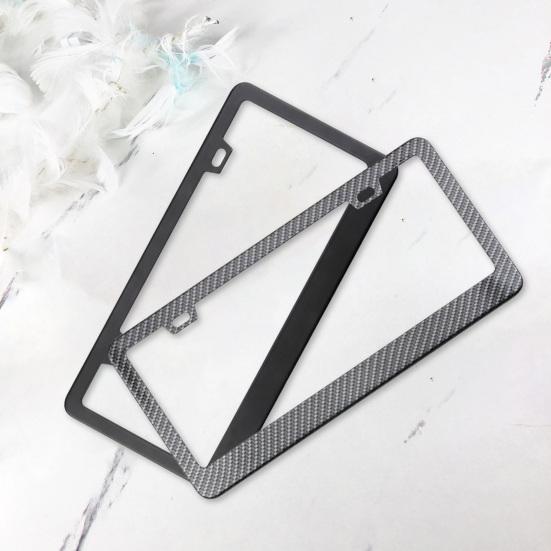 Cheap License Plate Frame Sleek Edge High Strength Anti aging Excellent Workmanship Protection ...