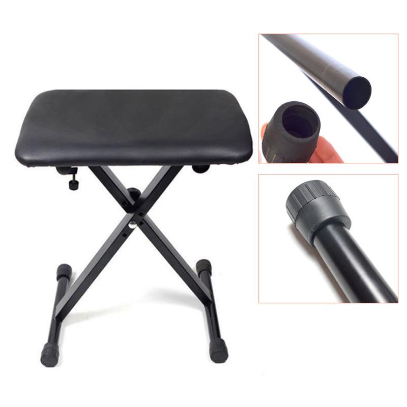Buy Portable Foldable Adjustable Height Lifting Keyboard Bench Piano ...