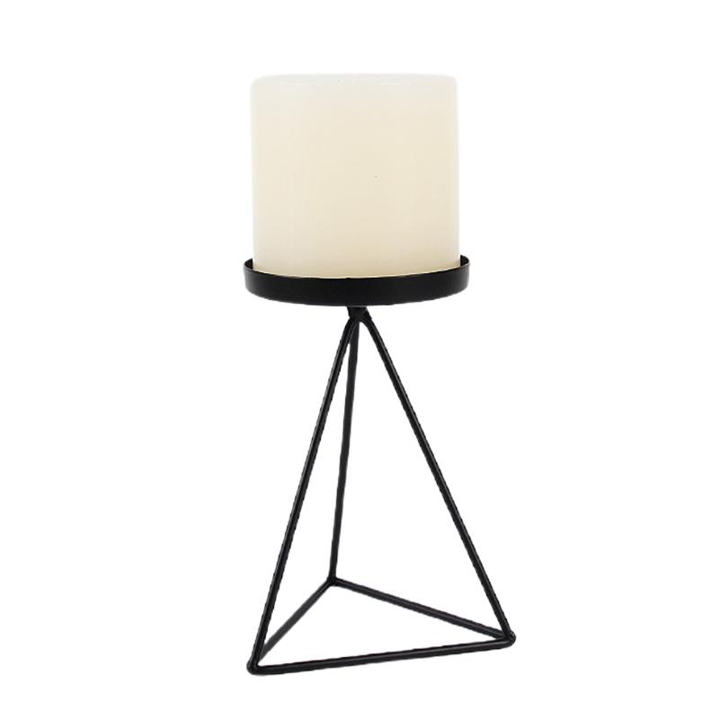 Buy Triangle Geometric Candlestick Tealight Candle Holder Stand Wedding ...