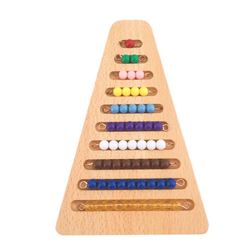 Buy Bead Stairs with Tray Montessori Bead Material Preschool ...