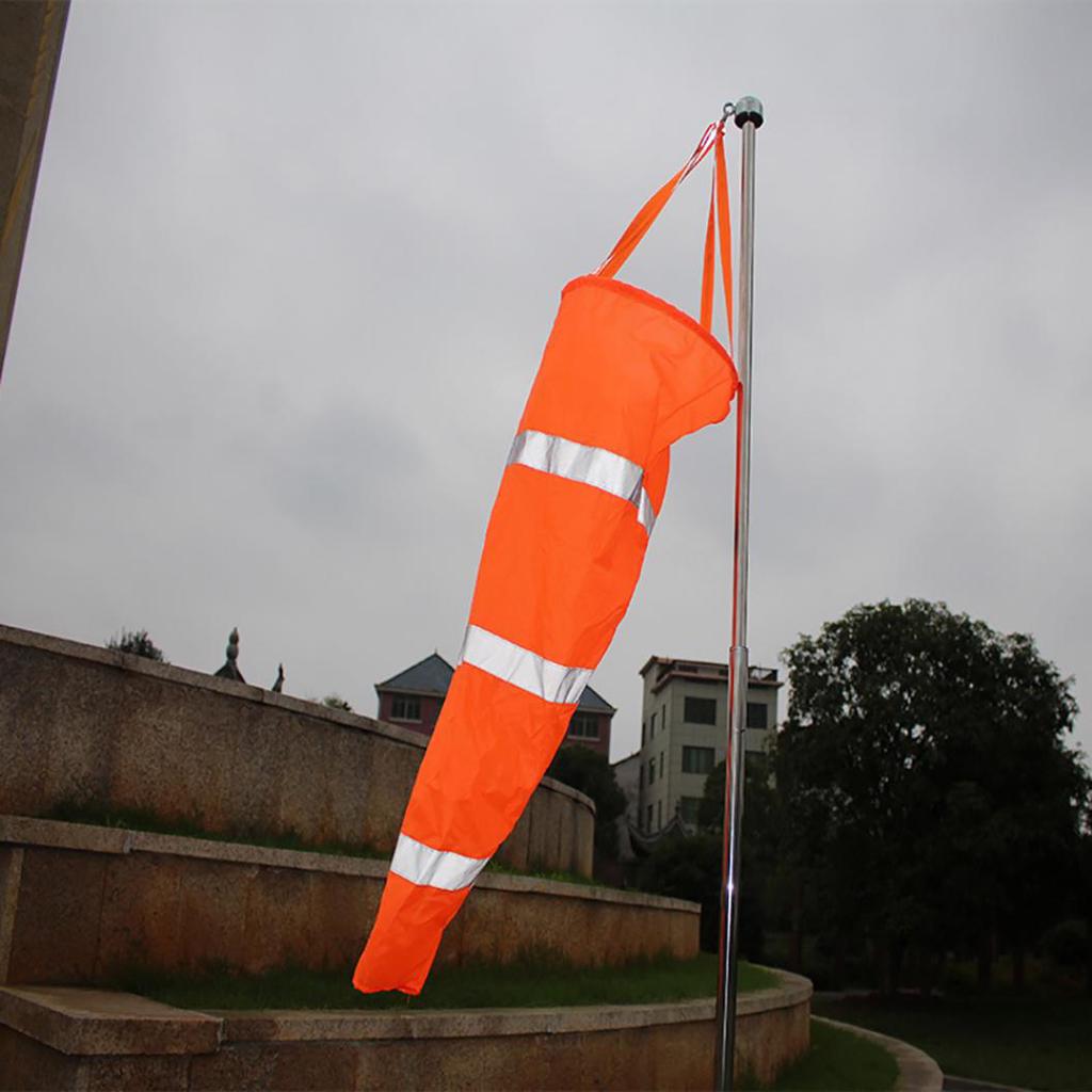 0.8m/1m/1.5m Aviation Airport Paraglide Windsock Reflective Wind ...