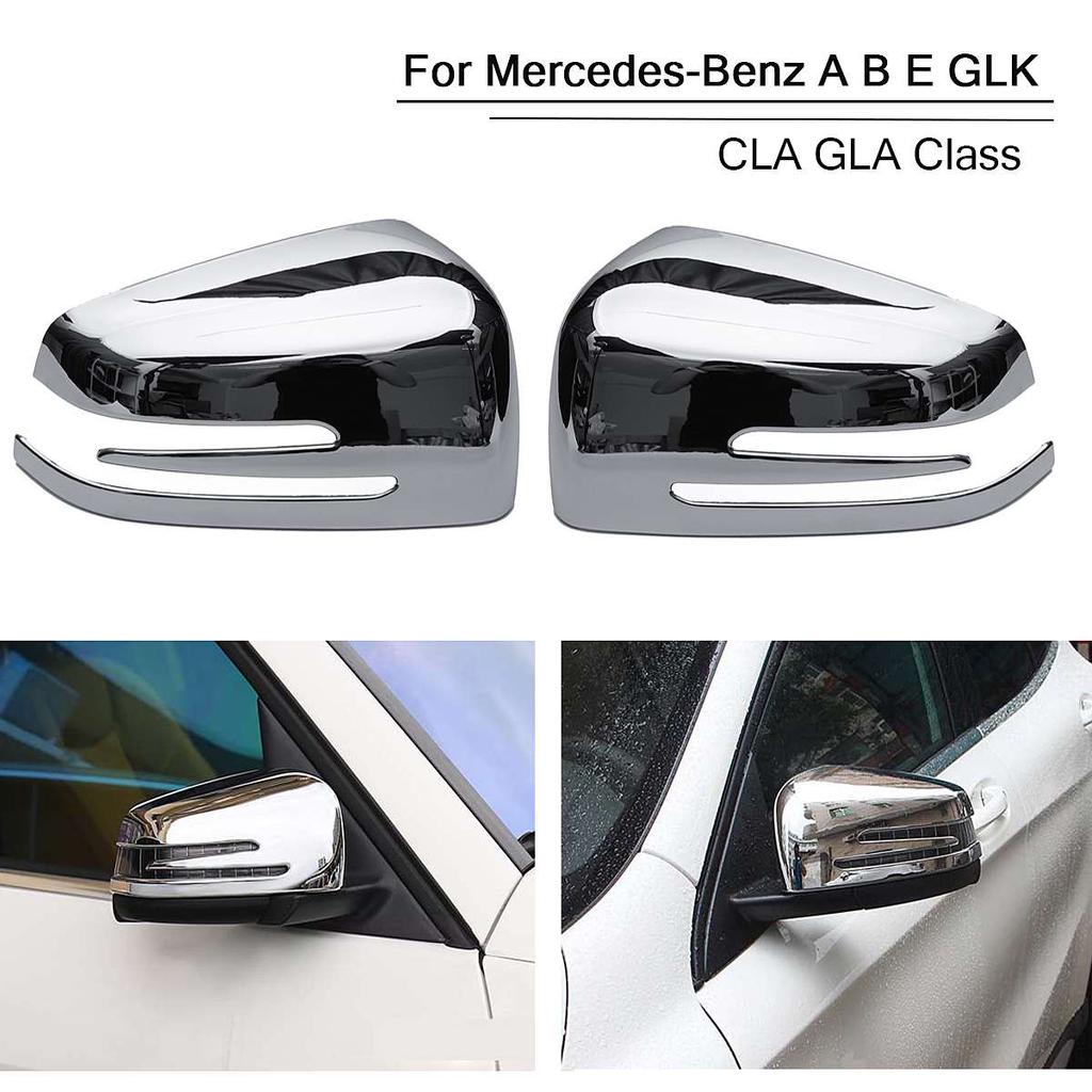 Buy 2pcs Right Left Car Rear View Mirror Cover For Mercedes-Benz A B E ...