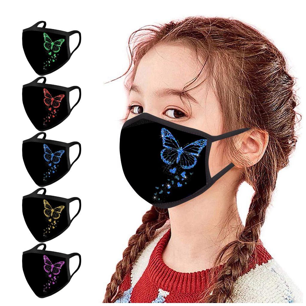 Buy Outdoor 5PC Kids Children Cotton Mouth Mask Washable Reusable Face ...
