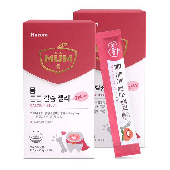 Buy Hurum Mum Strong Calcium Jelly Children's Snack Peach Flavor at ...