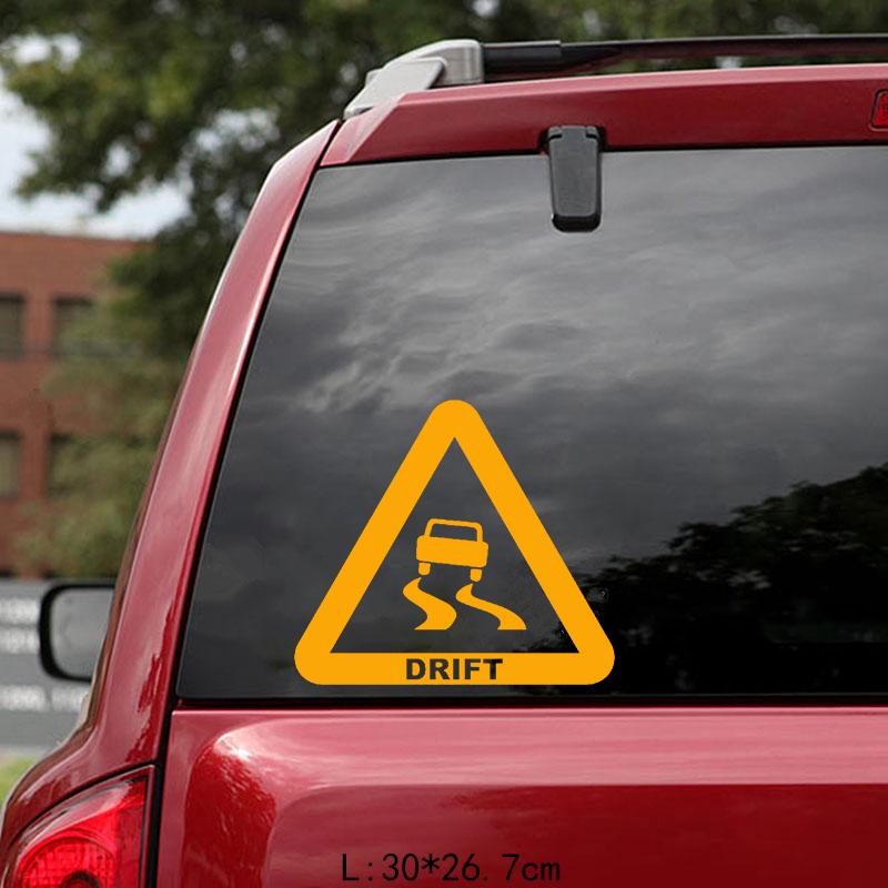 Buy Metvi Drift Warn Stickers For Car Vinyl Sticker Auto Decor ...
