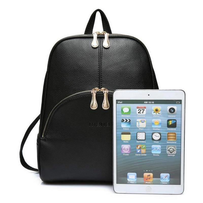 Buy TITIRUI Women PU Leather School Backpack Girls Candy Colors Travel ...