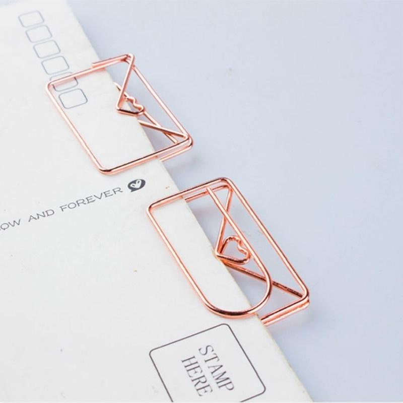 Buy 12pcs/set Envelope Shape Office Paperclip Bookmark Scrapbooking ...