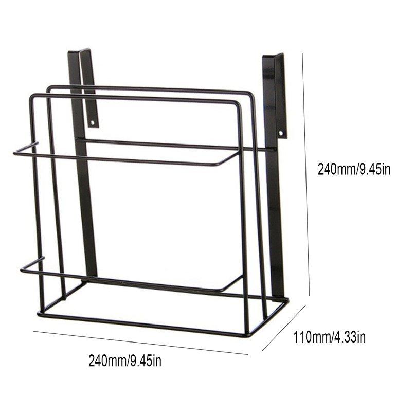 Buy Fu Ling Kitchen Towel Rack Free Drilling Double Wrought Iron ...