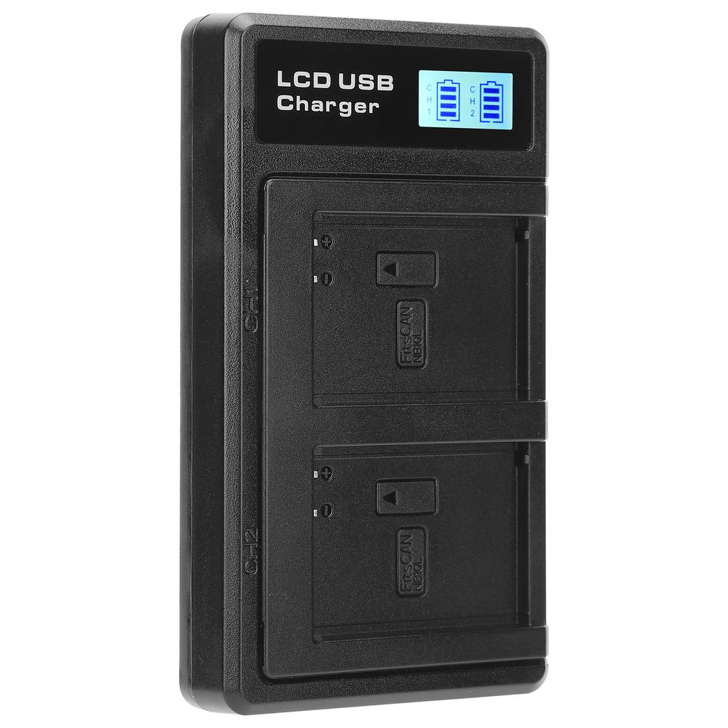 Buy Portable Camera Battery Charger for NB‑10L Camera Dual Charger with ...
