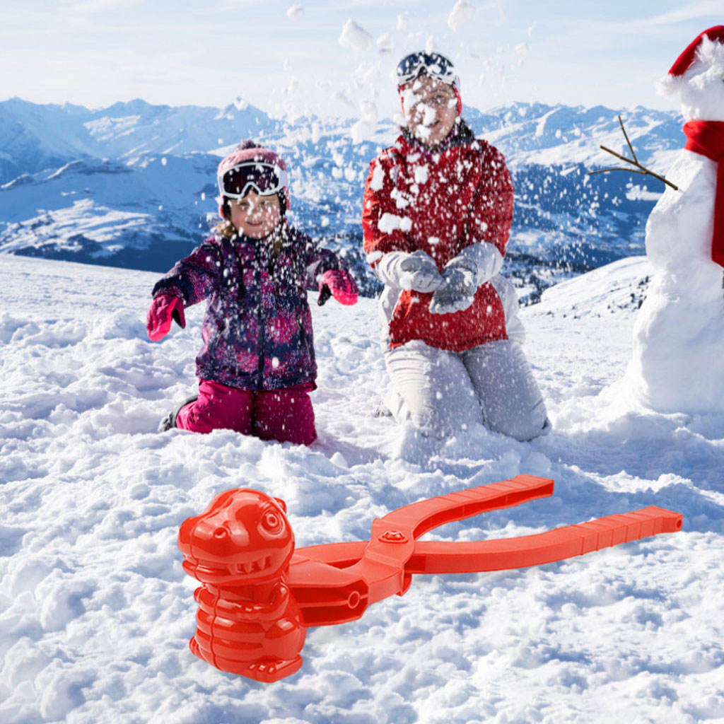 Buy Bear Shaped Snow Clay Mold Snowball Clip, Fun Winter Activities ...