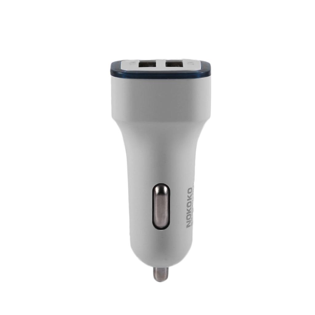 Buy LF Square Car-charger Adapter Socket Dual USB Quick Charge Mobile ...