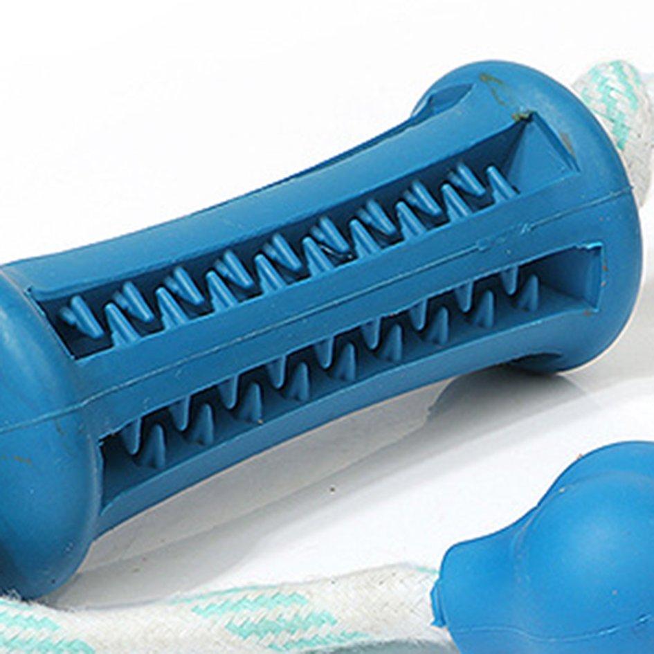 💰Kaufe KC Pet dog Cotton rope bite toy bone style Silica gel chew toys ...
