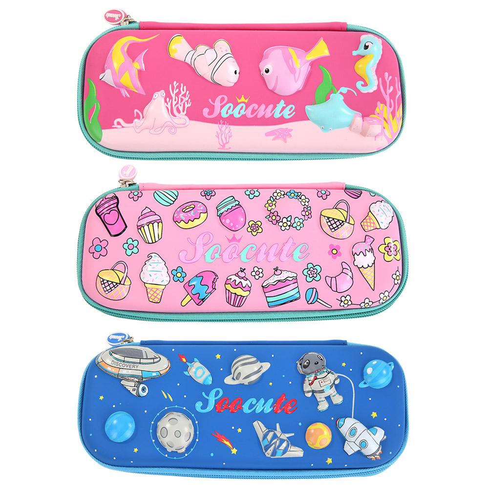 Buy EVA Pencil Case Bag Cute Animal Student Stationery Cosmetic Storage ...