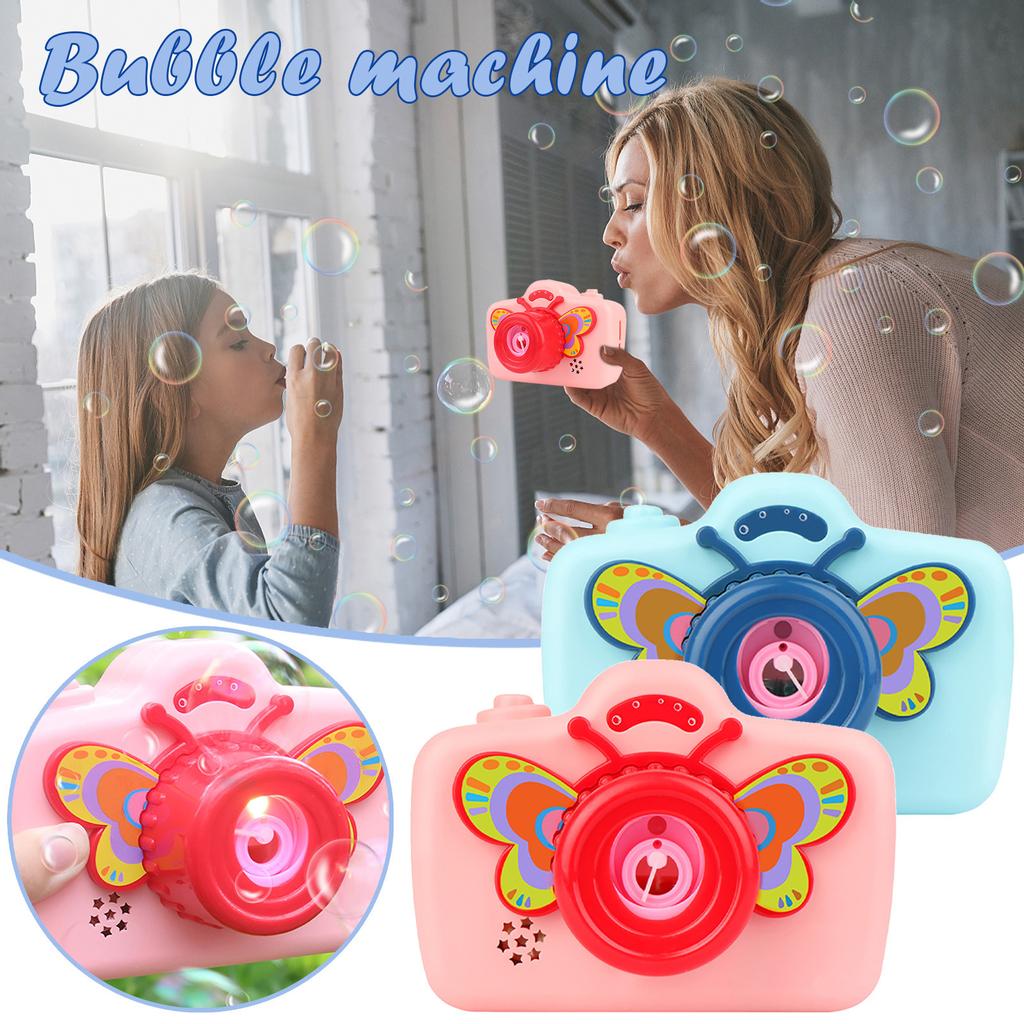 Buy Butterfly Bubble Machine Light Music Automatic Bubble Blowing ...
