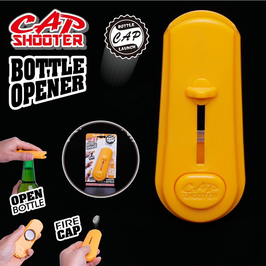 Buy Magnetic Firing Cap Creative Flying Launcher Shooter Bottle Beer ...