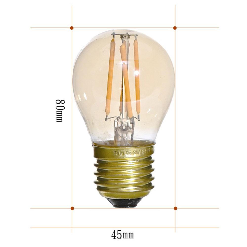 Copper Lamp Cap LED Bulb G45 Retro Tungsten Filament: الشراء بأسعار ...