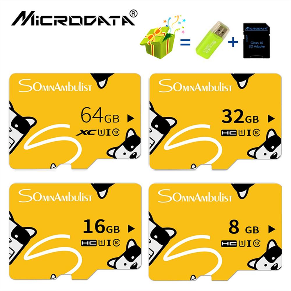 Buy Cartoon Micro SD Card Memory Card 16GB 32GB 64GB 128GB High Speed ...