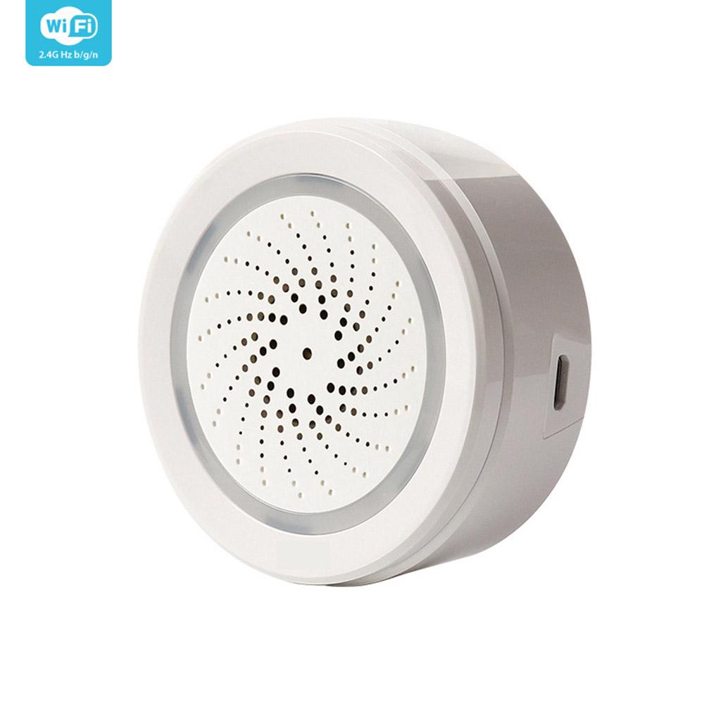 Buy Tuya Wifi Intelligent Siren Sound Alarm Temperature Humidity Sensor ...
