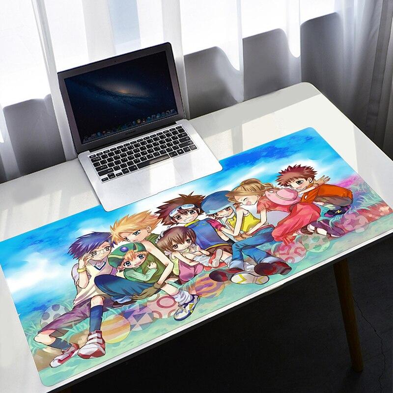 Buy Digimon Anime Large Lock Edge Mouse Pad Computer Mousepad Anime ...