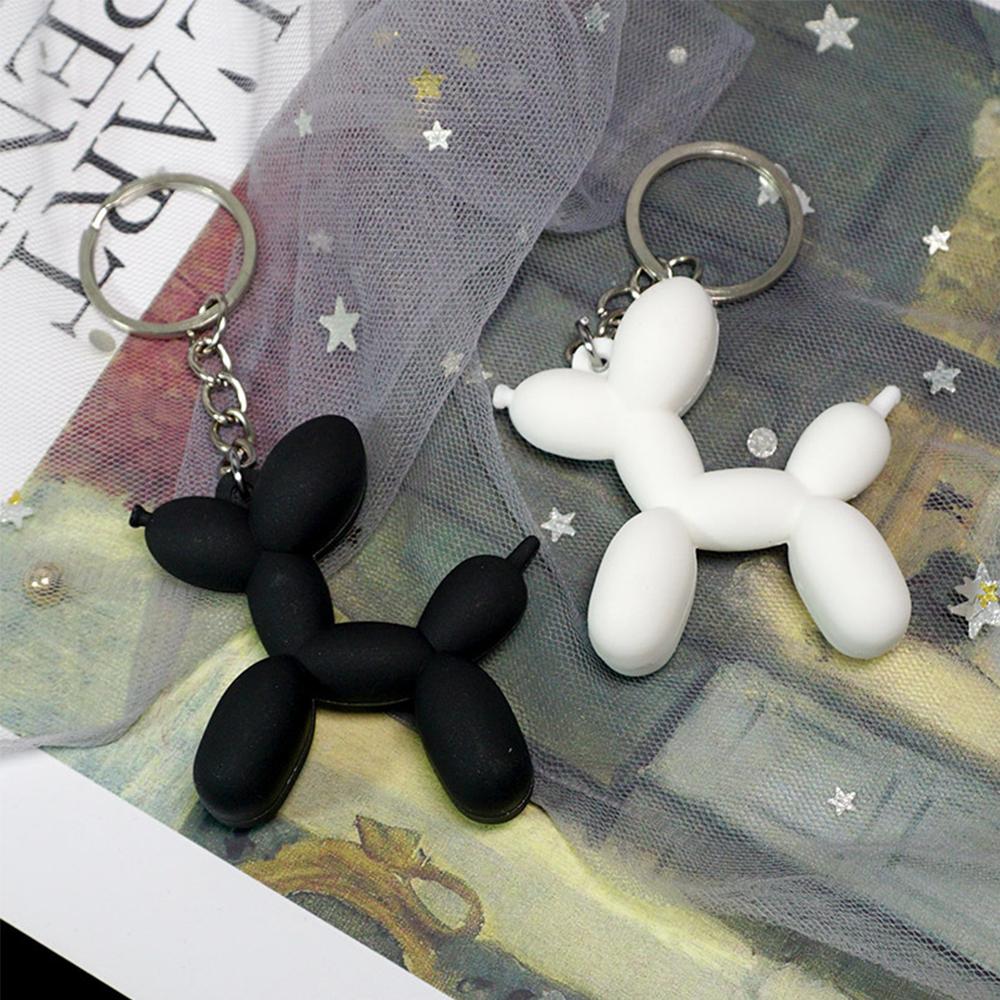 Women Trinket Rubber Dog Cartoon Balloon Bags PVC Soft Key Ring Jewelry ...